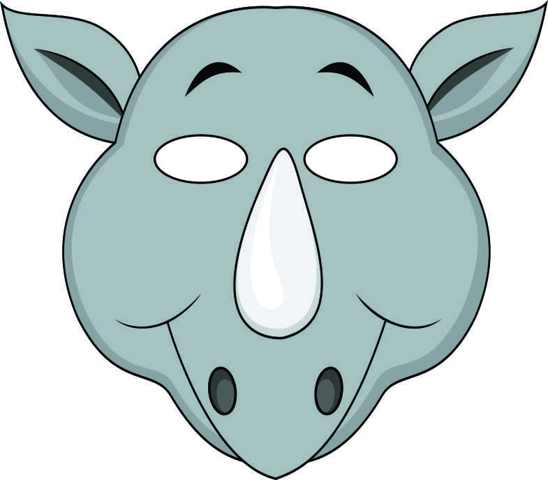 Animal Masks Template Template Business