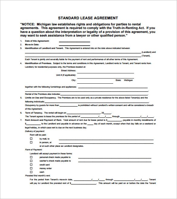 Leasing Beats Contract Template Flyer Template