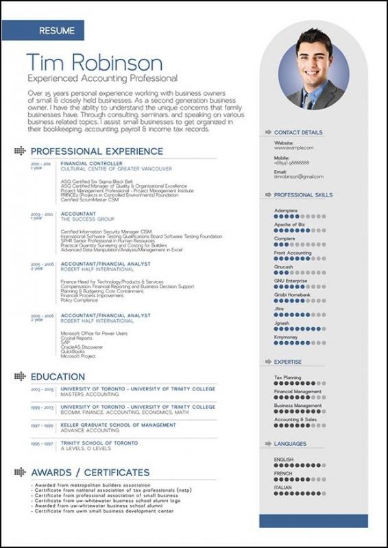 Best Cv Format Template Business