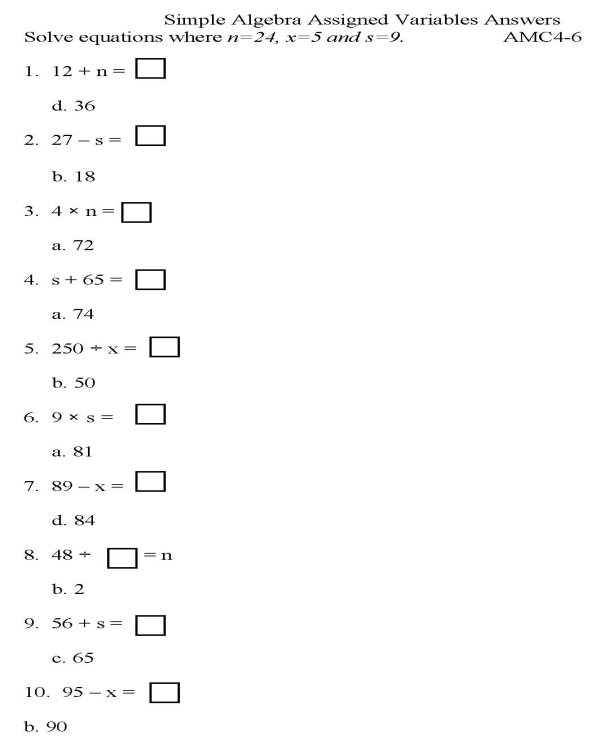 College Algebra Worksheets Template Business