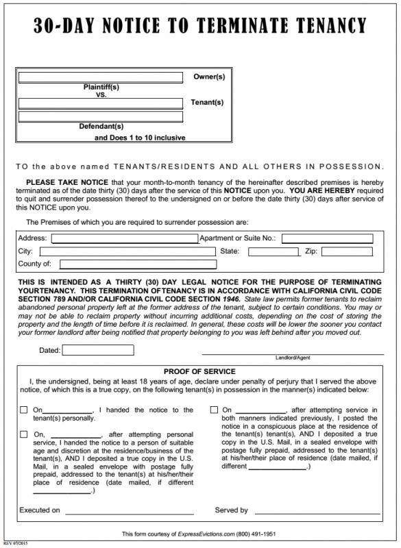 Eviction Notice Texas Template Business