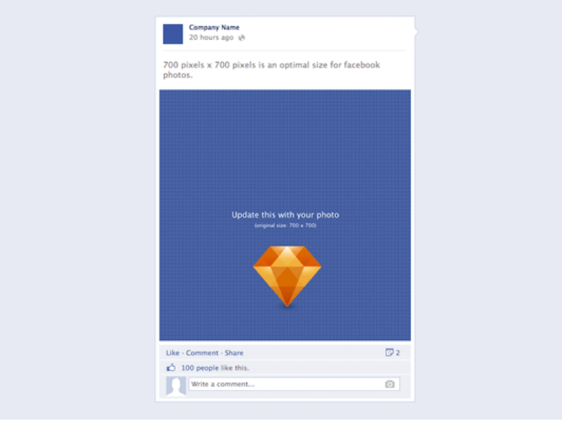 Facebook Post Template Template Business