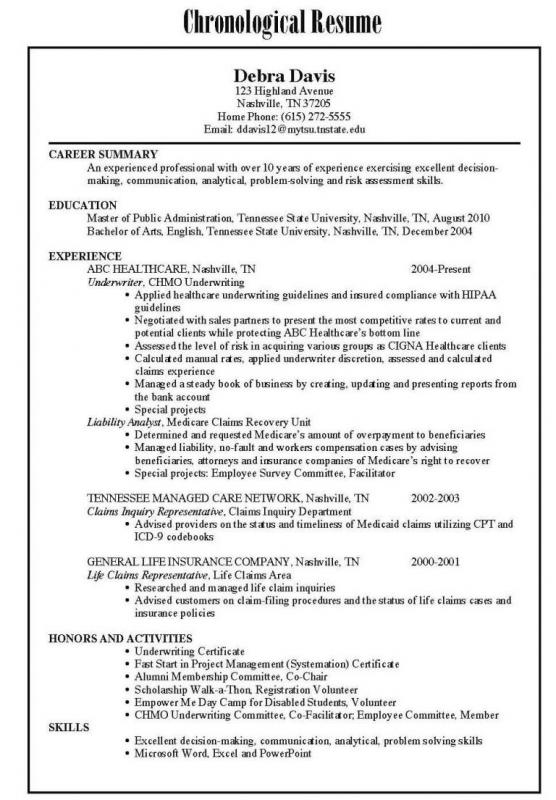 Format Of Reume | Template Business