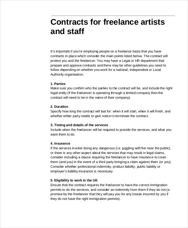  Freelance Graphic Design Contract Template Pdf Template Business