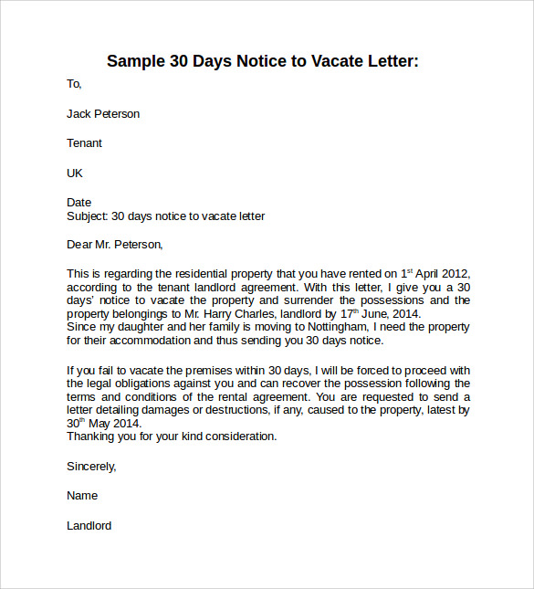 Landlord Letter To Tenant Regarding Repairs Template Business
