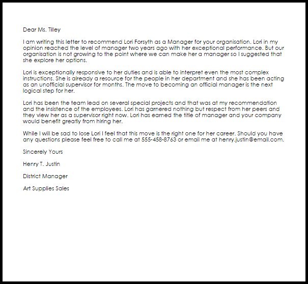 Letter Of Recommendation For Babysitter Template Business