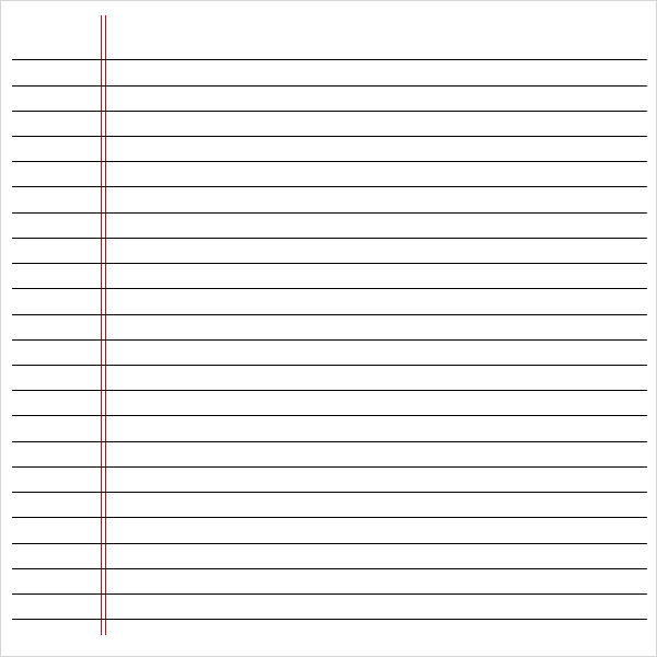 Printable Notepad Template Printable Word Searches