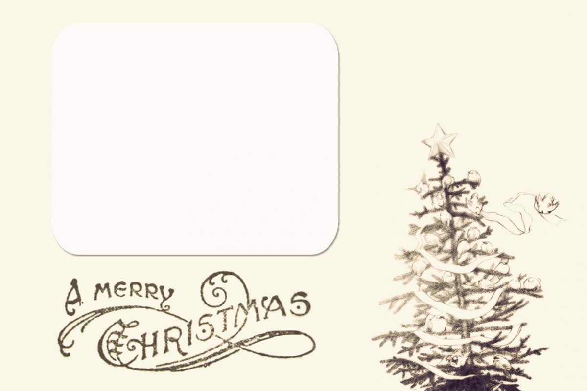 Photoshop Christmas Card Templates Template Business