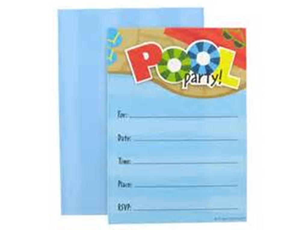Pool Party Invitation Templates Template Business