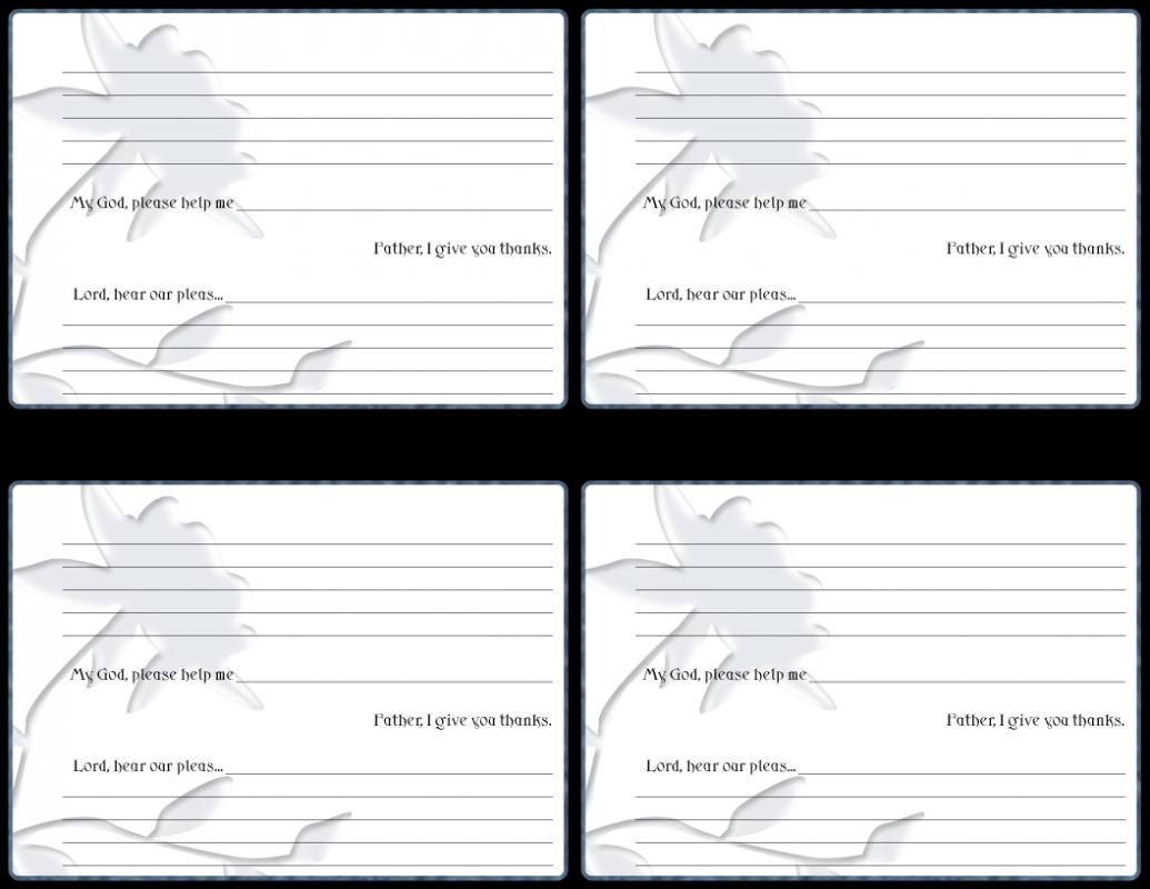 Prayer Card Template Template Business