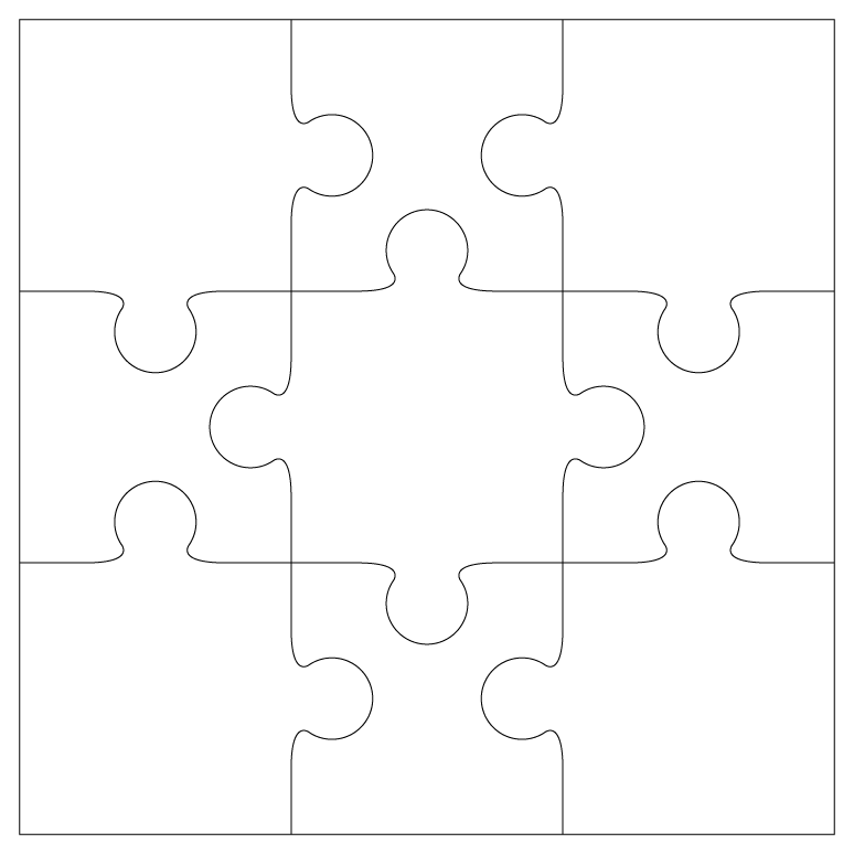 Puzzle Pieces Template Template Business