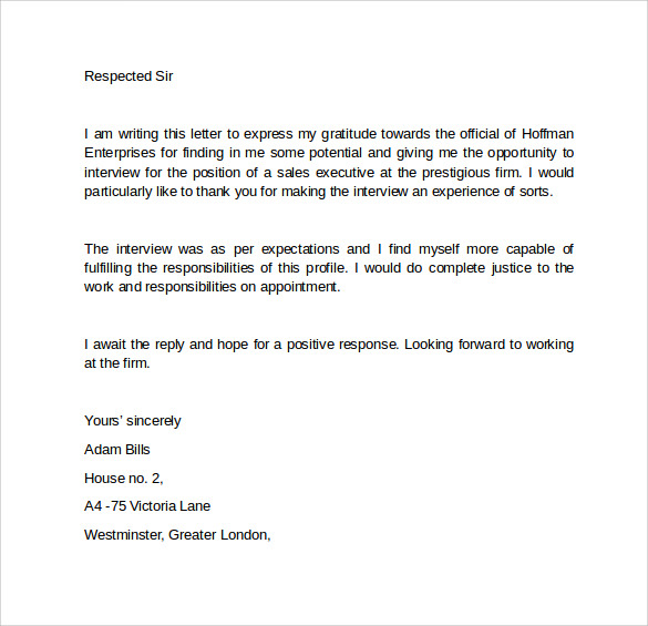 Follow Up Email After Interview Example Gadgetsmilo