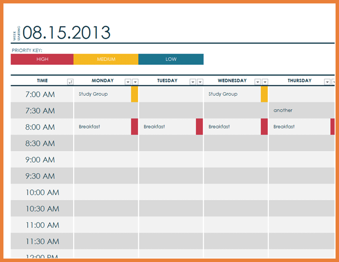 Weekly Update Template Template Business