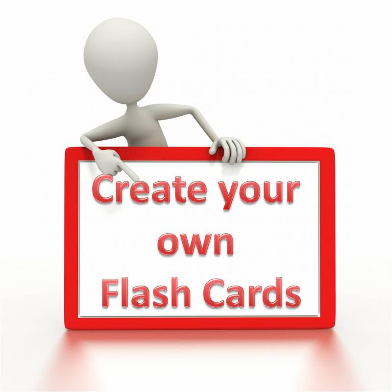 Word Flash Card Template Template Business